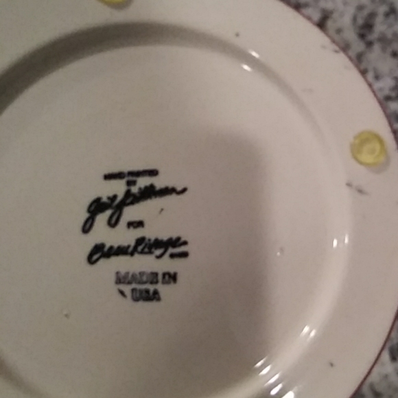 Gail Pittman | Dining | Gail Pittman For Beau Rivage Trivet Plate Hand ...